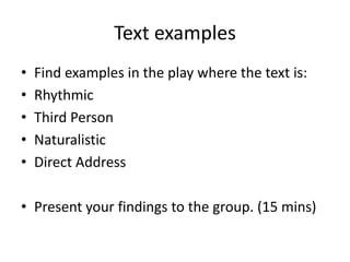 Metamorphosis language | PPTX | Theater | Fine Art