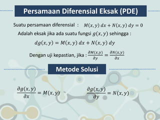 Matematika teknik 02-pdt dan pde | PDF