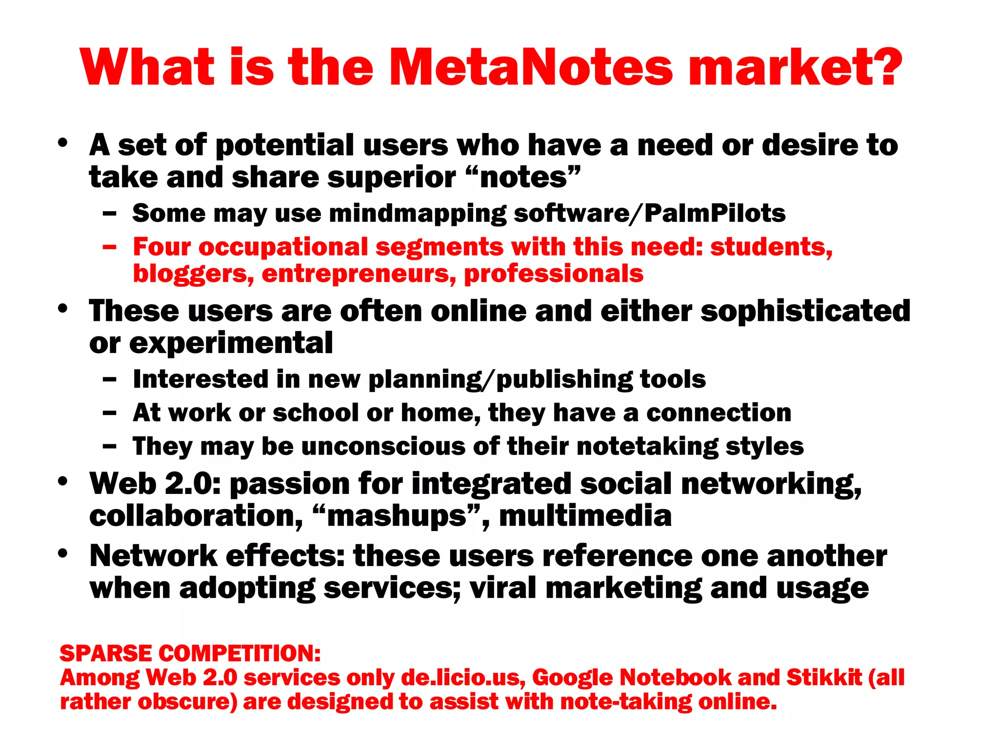 Metanotes Executive Overview | PPT