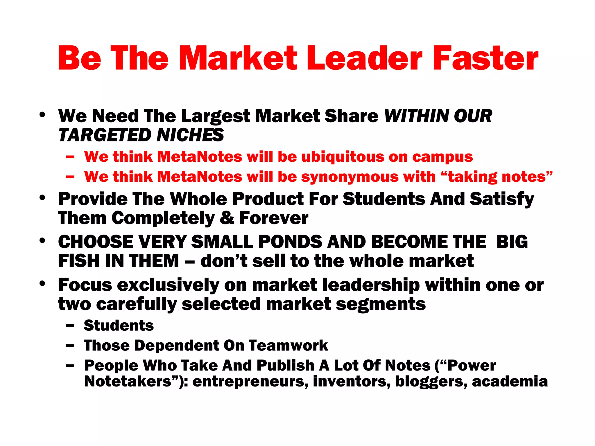 Metanotes Executive Overview | PPT