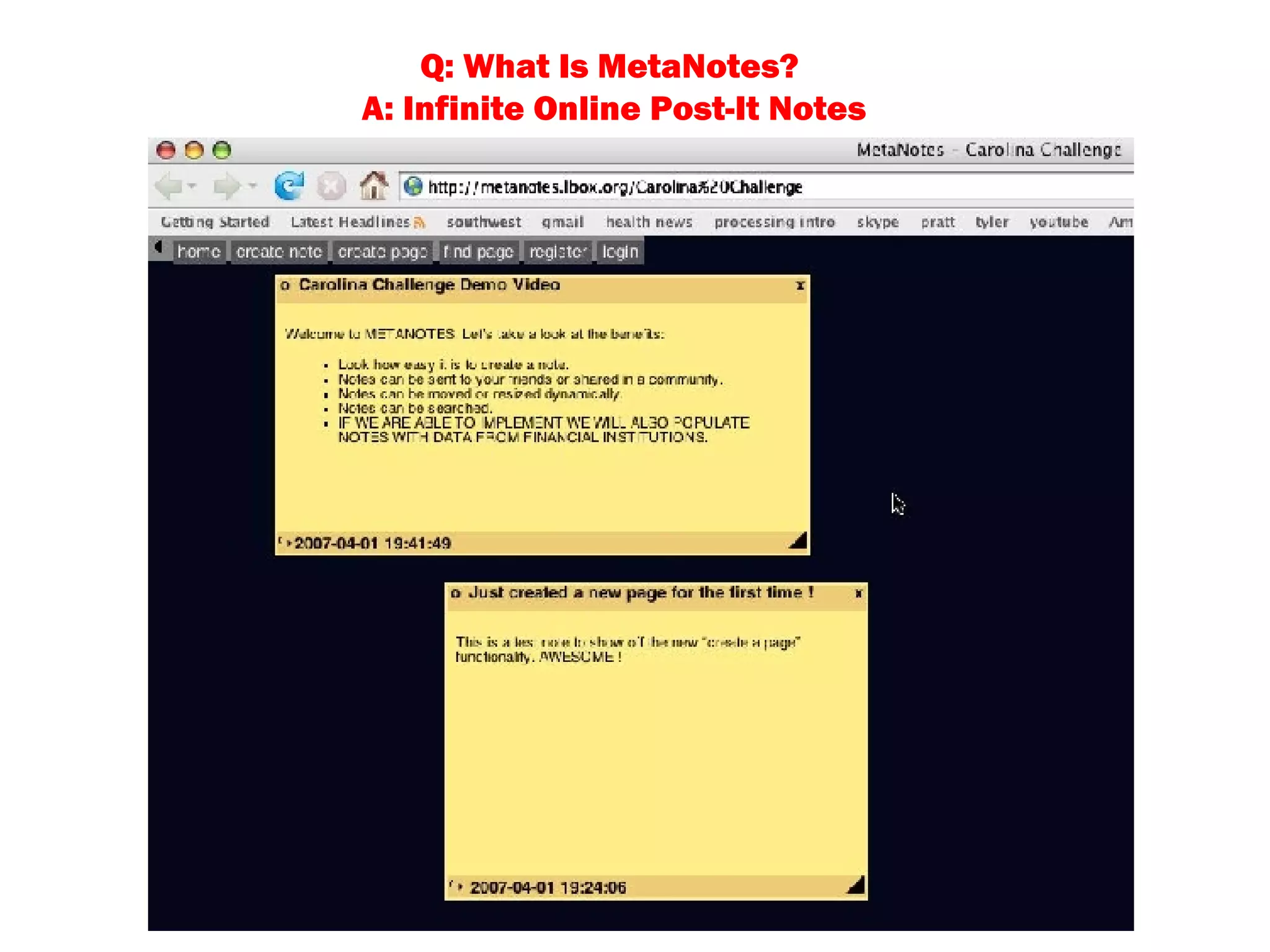 Metanotes Executive Overview | PPT