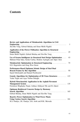 Metaheuristics and Optimiztion in Civil Engineering | PDF