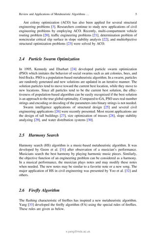 Metaheuristics and Optimiztion in Civil Engineering | PDF