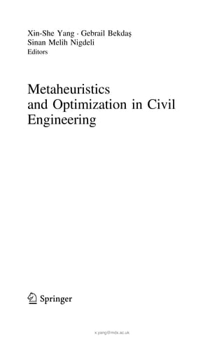 Metaheuristic Algorithms in Civil Engineering Optimization | PDF