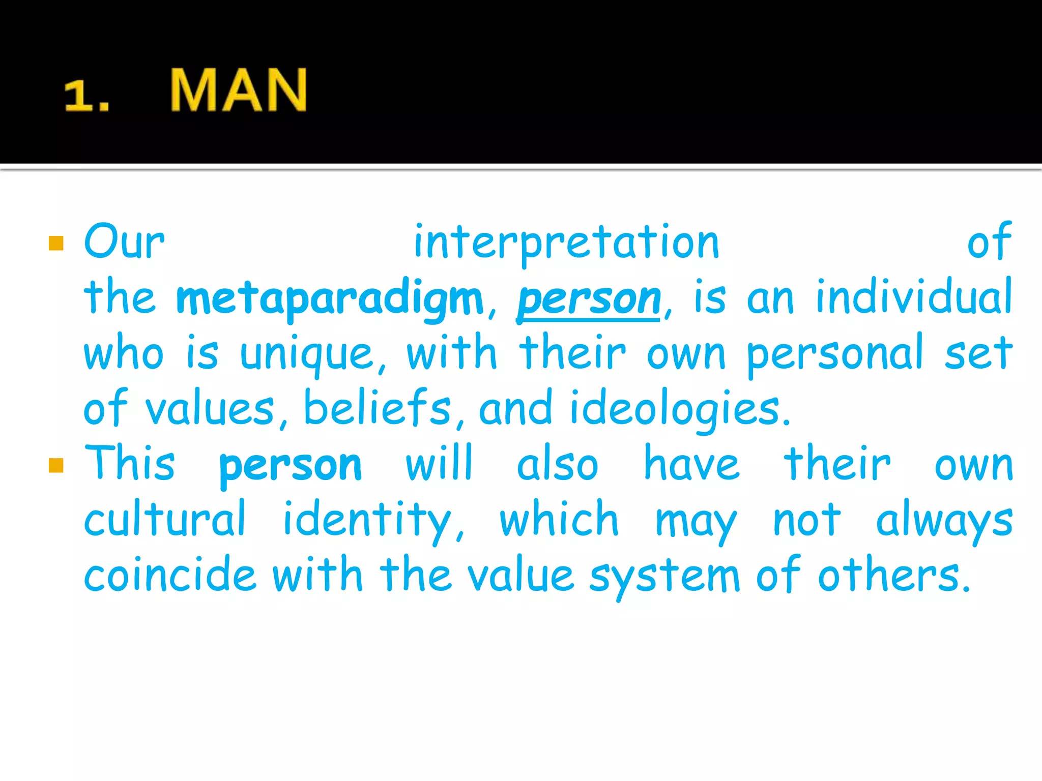 Metaparadigm of Nursing Theories | PPTX