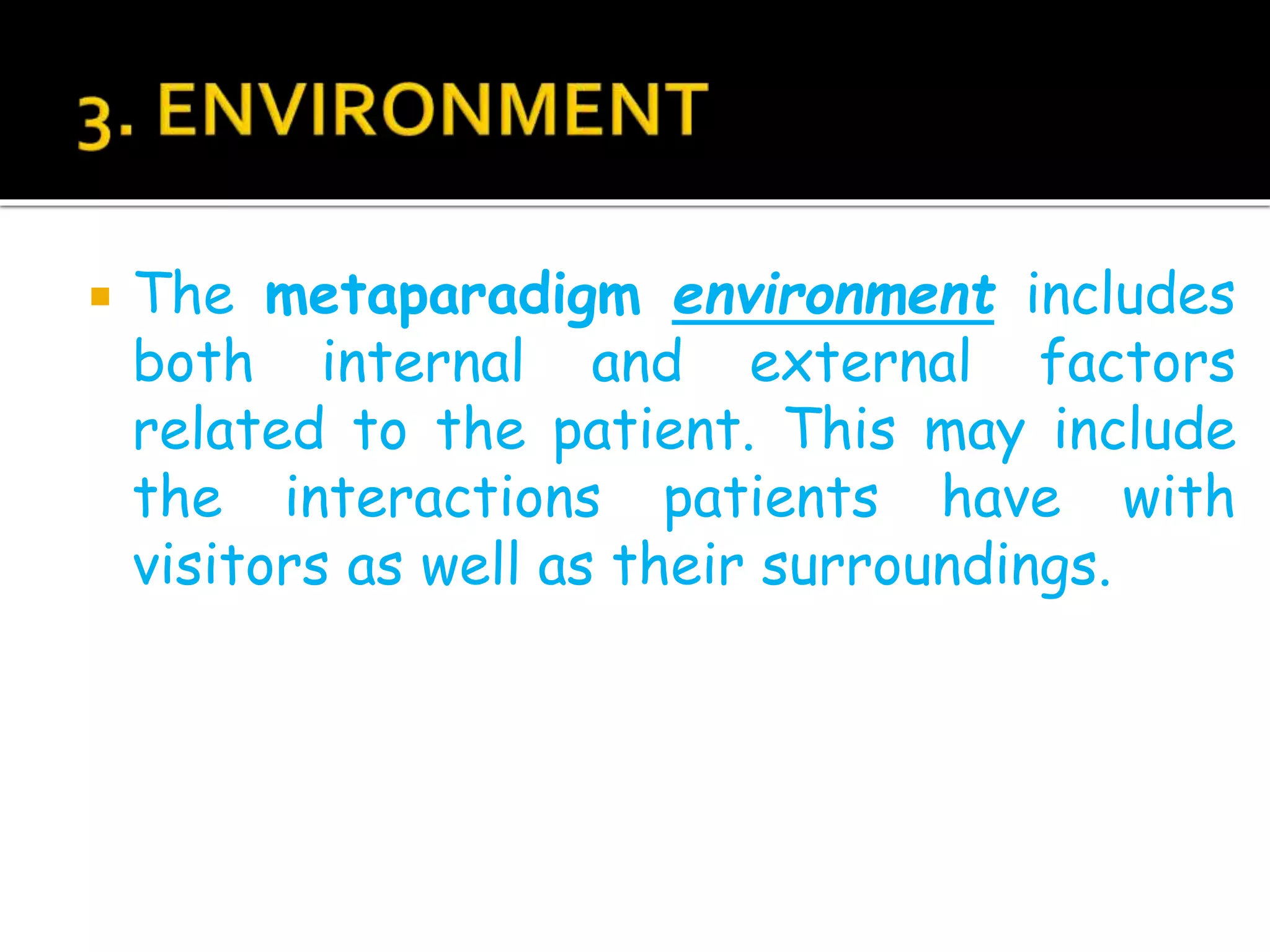 Metaparadigm of Nursing Theories | PPTX