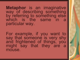 Metaphor | PPT