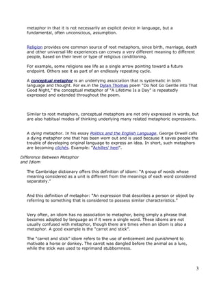 Metaphor | DOC
