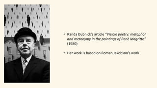 Metaphor and metonymy in magritte | PDF