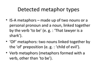 Metaphor detection | PPT