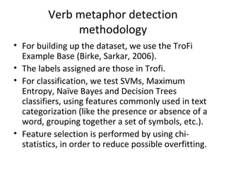 Metaphor detection | PPT