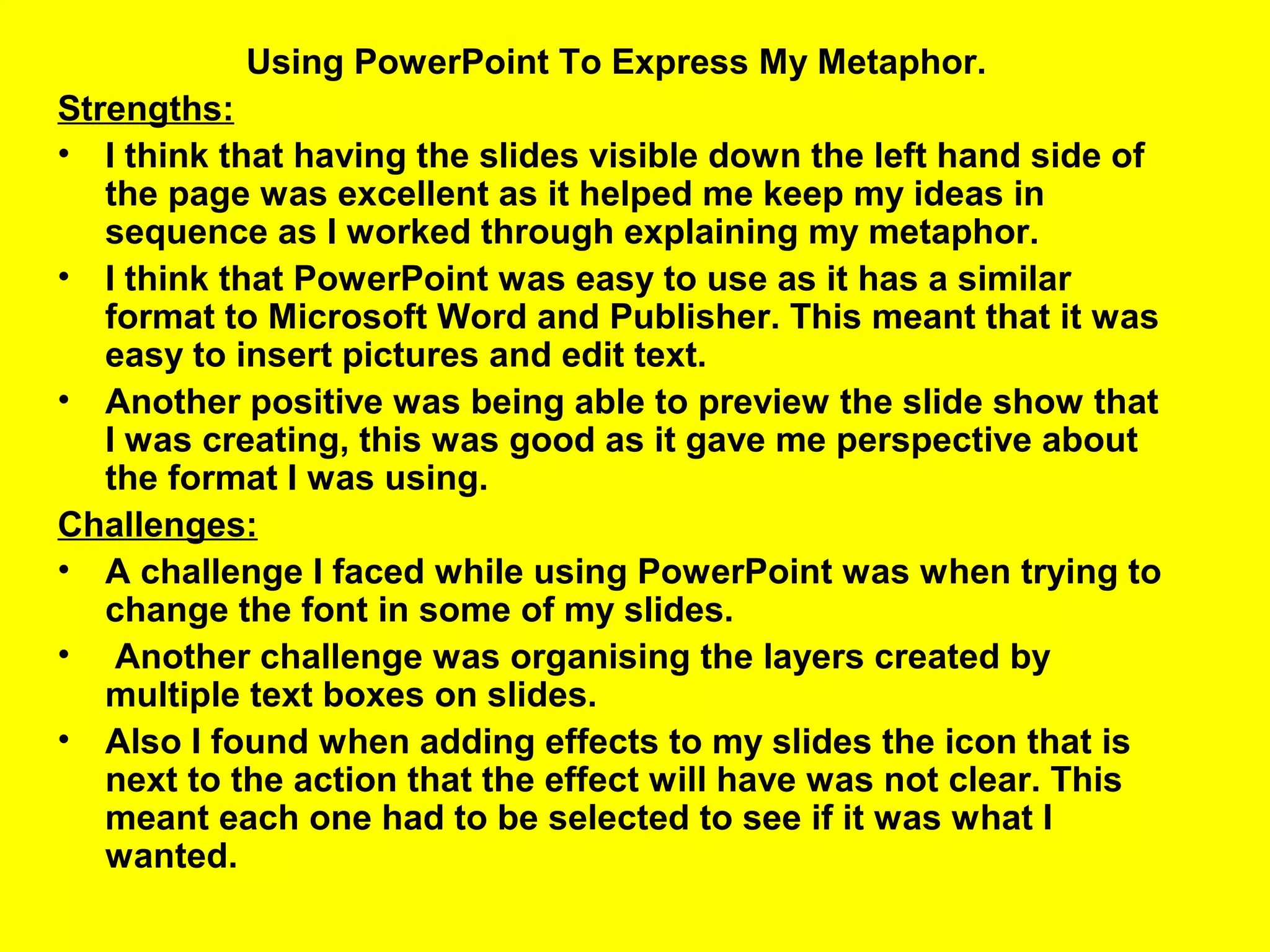 Metaphor for teaching | PPT