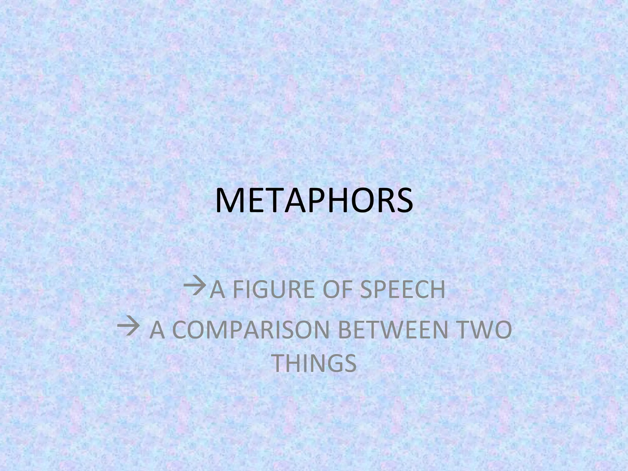 Metaphors | PPT