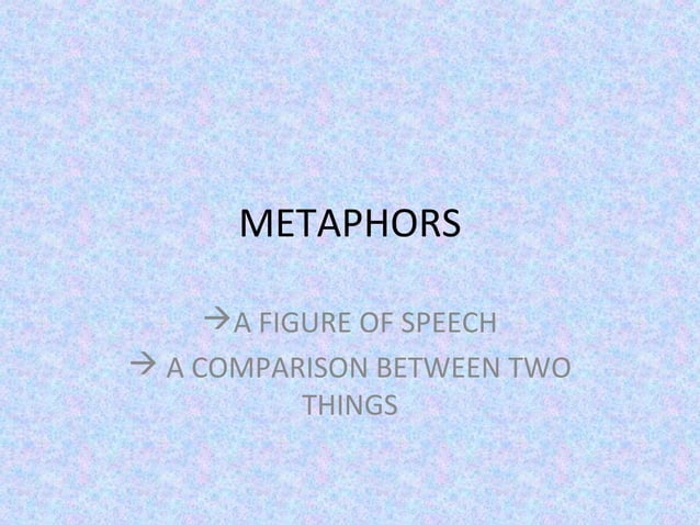 Metaphors | PPT