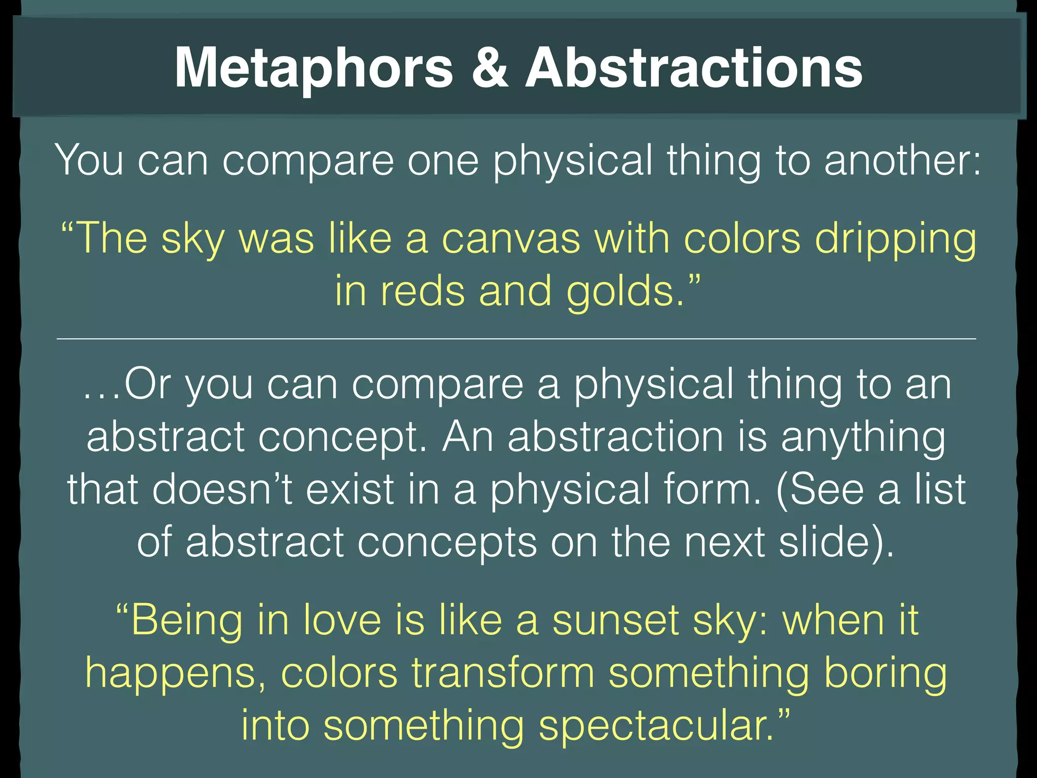 Metaphors | PDF