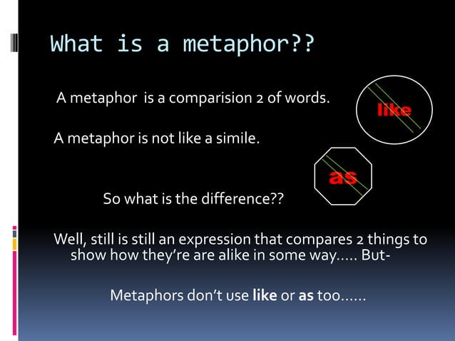 Metaphors | PPTX