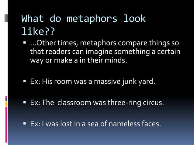 Metaphors | PPTX