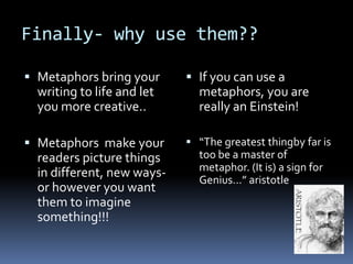 Metaphors | PPTX