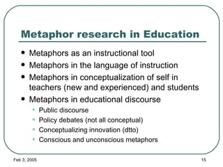 Metaphors in education 2 | PPT