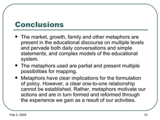 Metaphors in education 2 | PPT