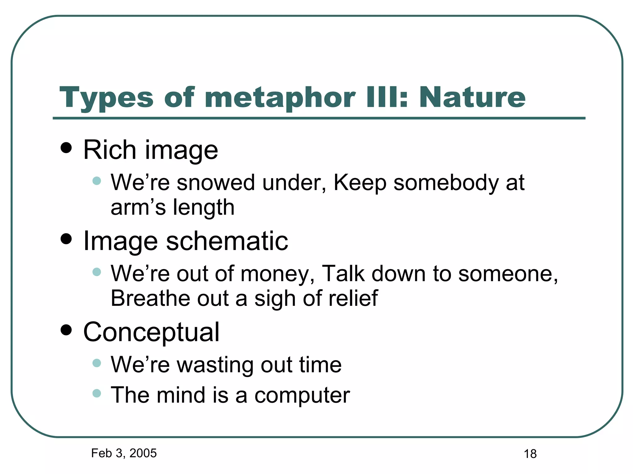 Metaphors in education | PPT