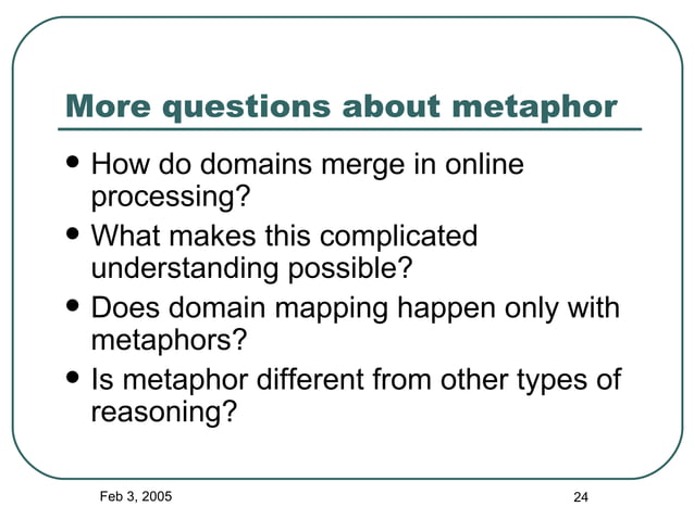 Metaphors in education | PPT
