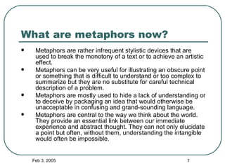 Metaphors in education | PPT