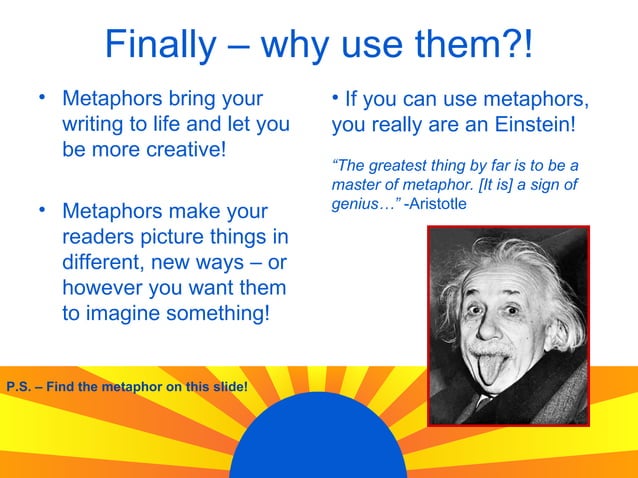 Metaphors | PPT | Poetry | Books and Literature