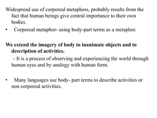 Metaphors of the body | PPT