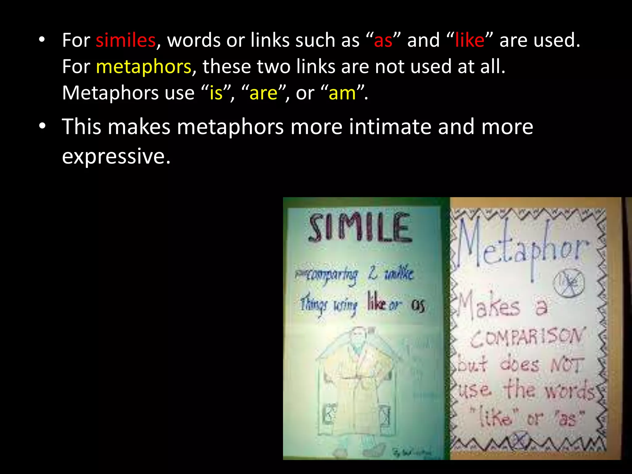 Metaphors presentation | PPTX