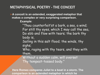 Metaphysical poetry | PPT