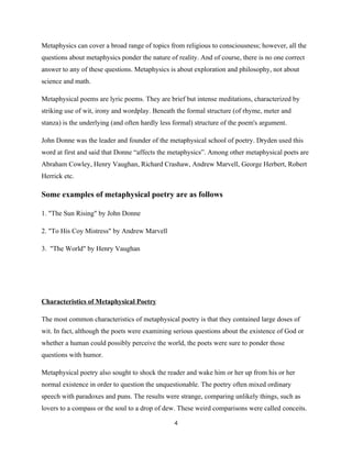 Introduction to Metaphysical poetry.docx