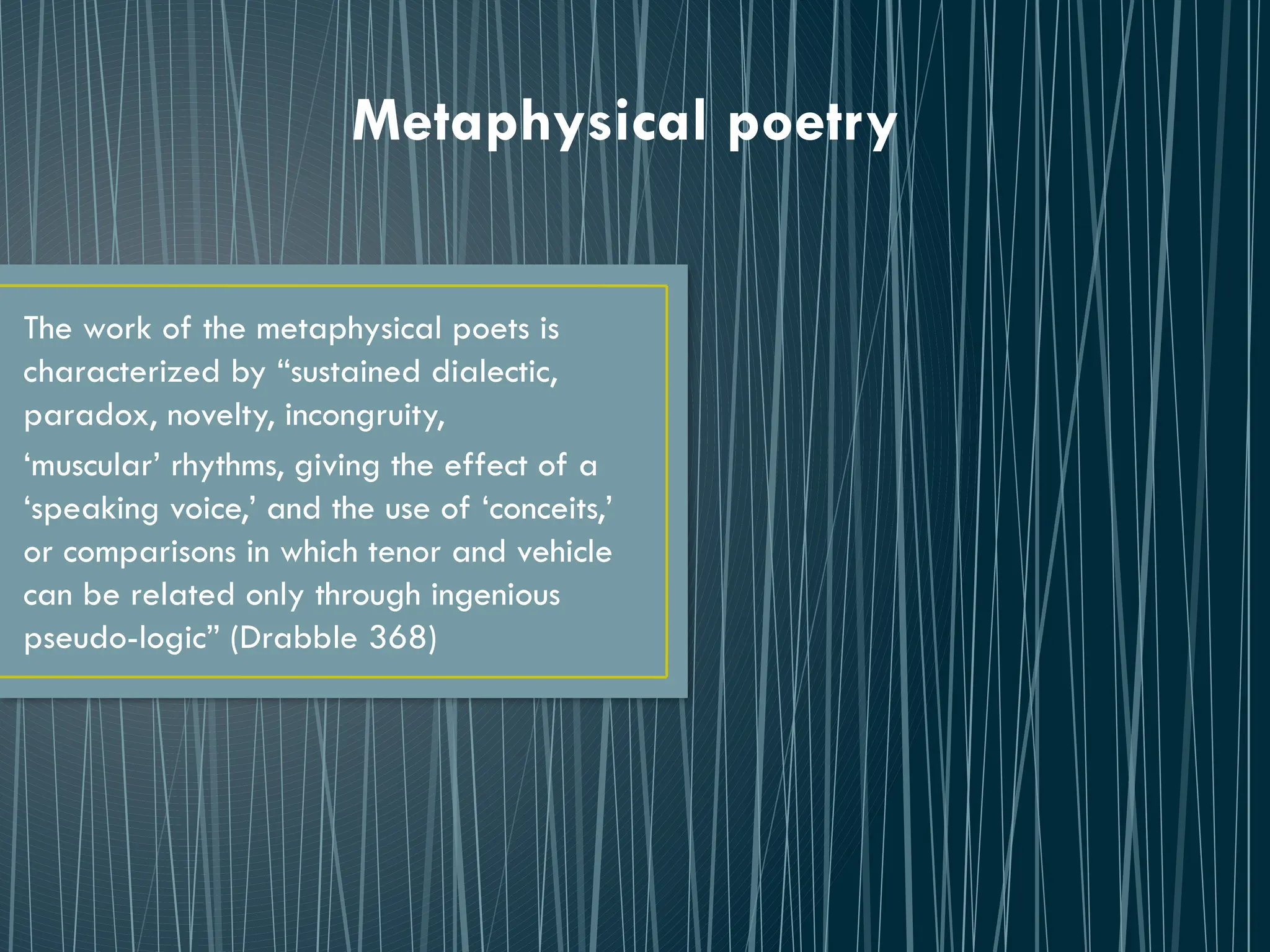 Metaphysical poetry of Seventeenth Century.pptx