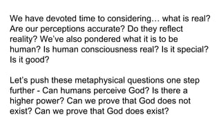 Metaphysics of god | PPTX