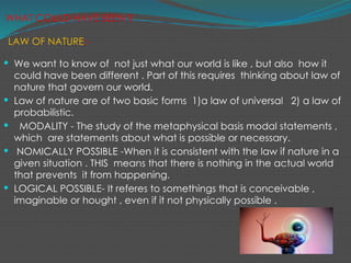 metaphysics philosophy power point presentation | PPTX