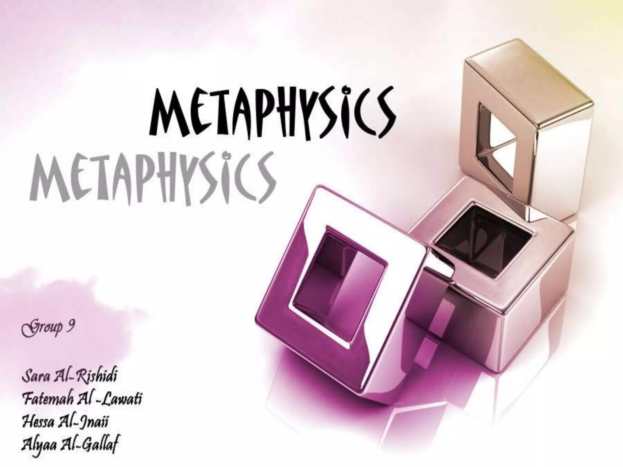Metaphysics’ Secrets | PPTX