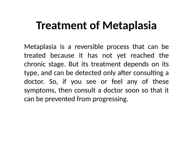 Metaplasia Pathology, Definition, Types, Causes and Examples | PPTX