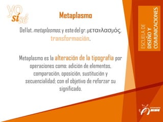 Metaplasmos tipográficos | PPT