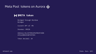 Developing Using Meta Pool in Aurora | PDF