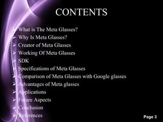 Meta pro glasses ppt new | PPTX