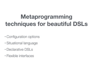 Metaprogramming patterns | PPT