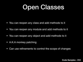 Metaprogramming ruby | PPT
