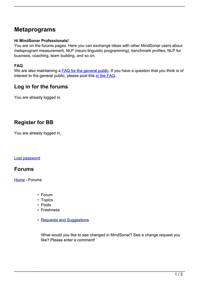 Metaprograms | PDF | Technology & Computing