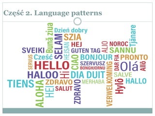 Metaprogramy + language patterns | PPT