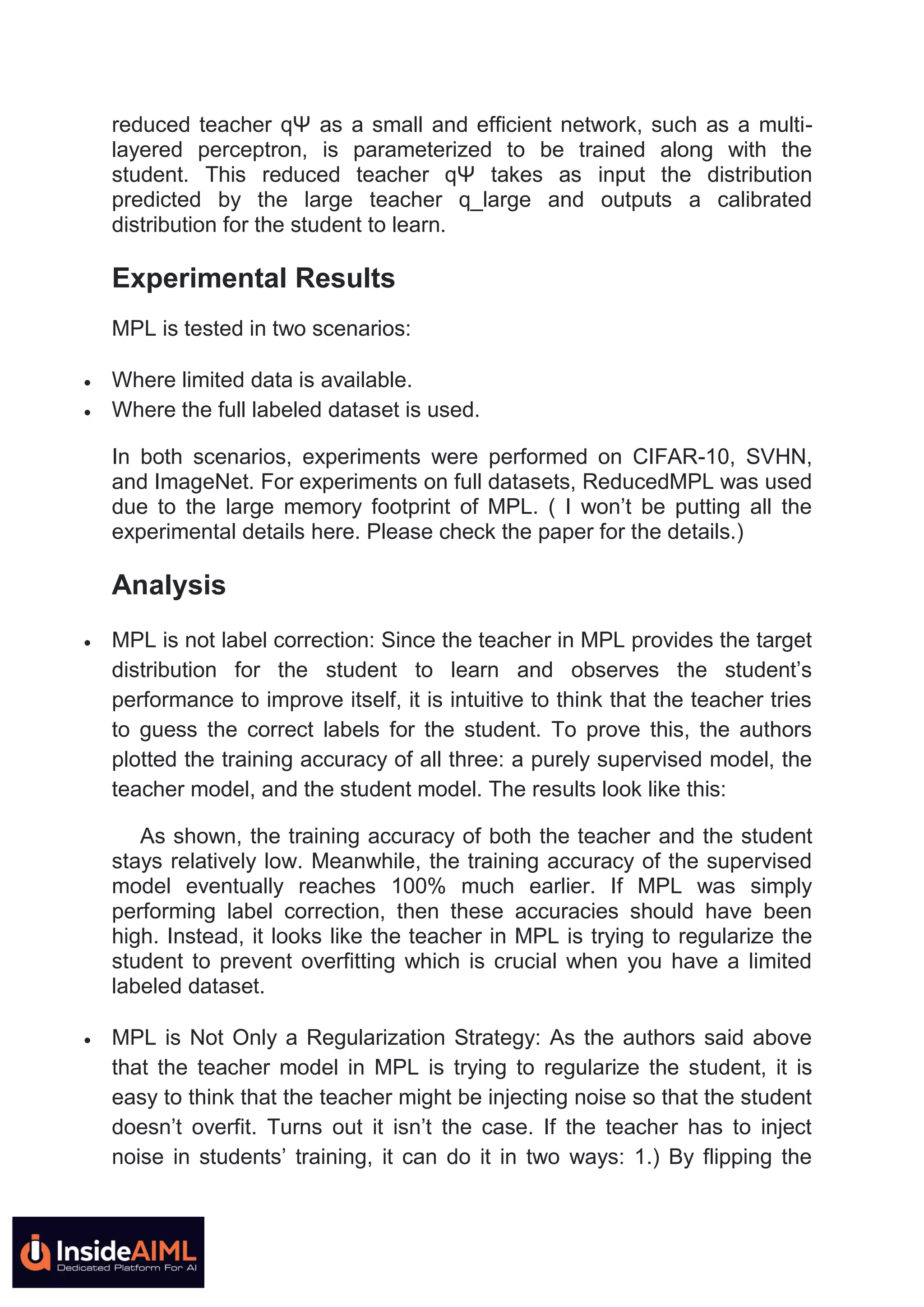 Meta Pseudo Label - InsideAIML | PDF