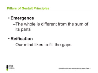 Gestalt Principles and its application in Web Design | PPTX