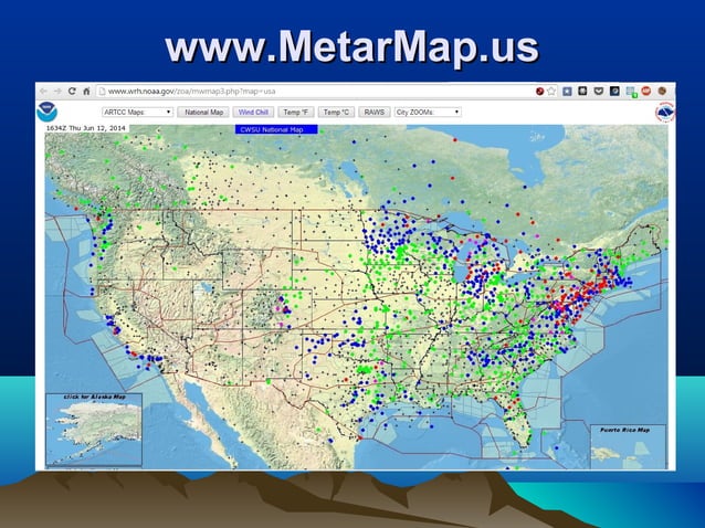 Cool Tools: Using the CWSU METAR Map | PPT