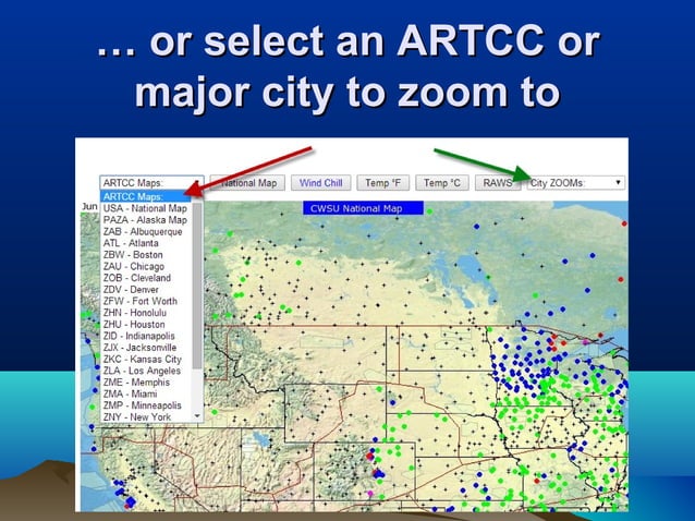 Cool Tools: Using the CWSU METAR Map | PPT