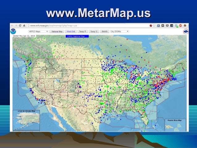 Cool Tools: Using the CWSU METAR Map