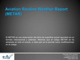 Reporte Meteorológico Metar | PDF